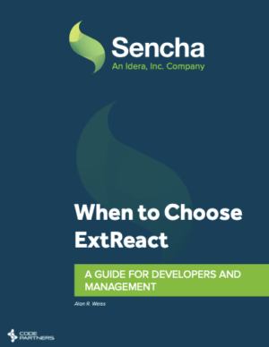 When to choose ExtReact - Code Partners