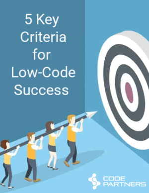 Webinar: 5 Key Criteria for Low-Code Success - Code Partners