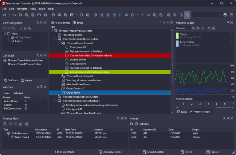 What's New in SmartInspect 4 : User Interface - Code Partners